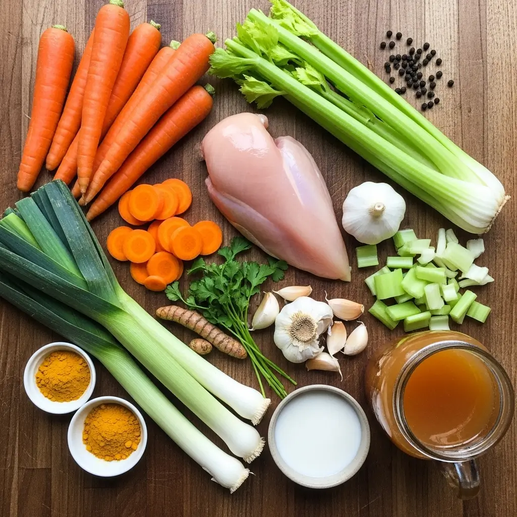 Cozy Turmeric Chicken Healing Soup – Amazing 45-Minute Healing Recipe